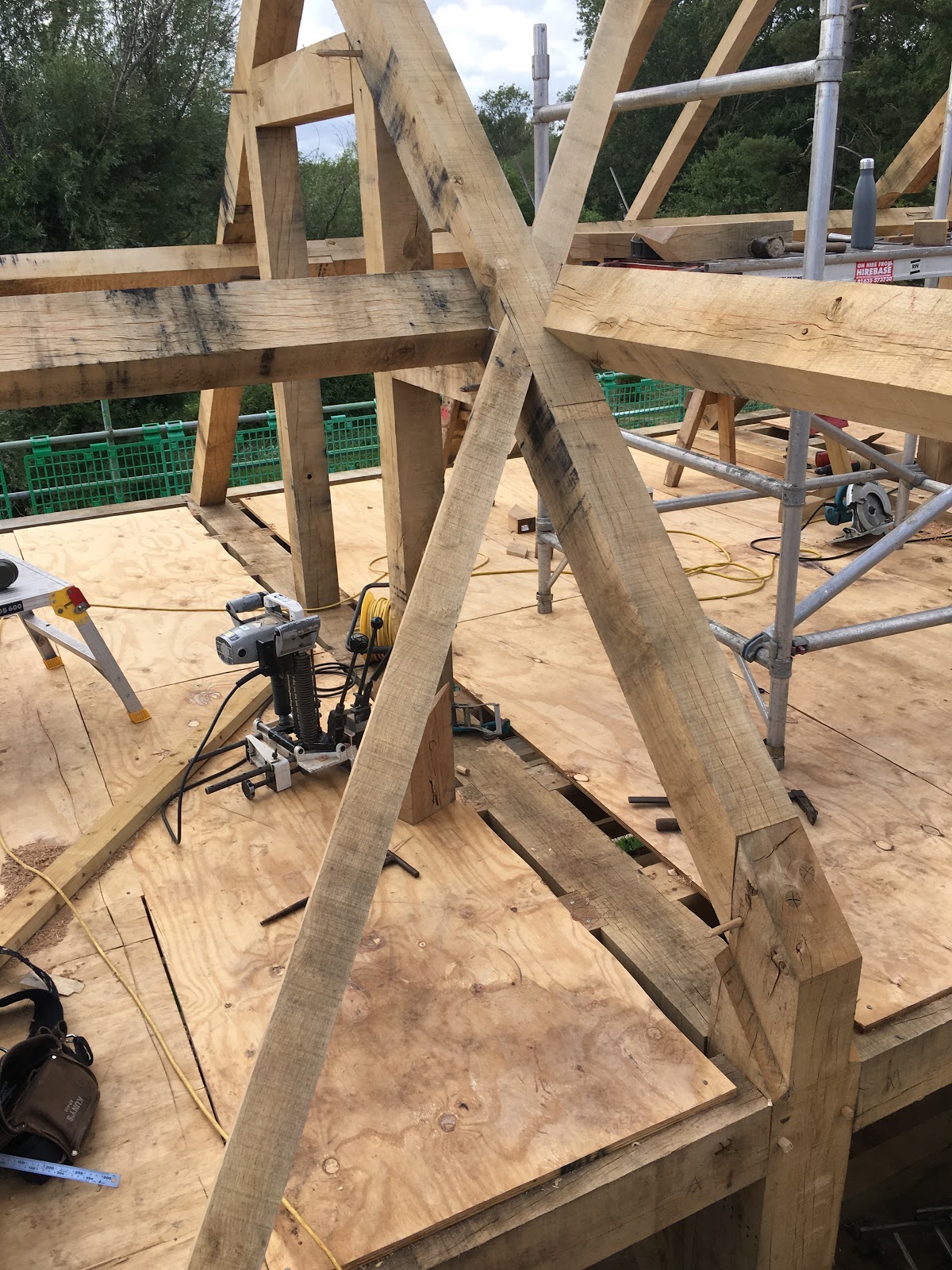 Timber Frame Water Mill Reconstruction Project, UK Part 2 – Framing the ...